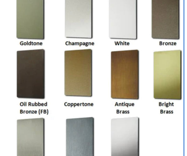 Hurd Window and Door hardware Finish's – R&R Windows & Doors