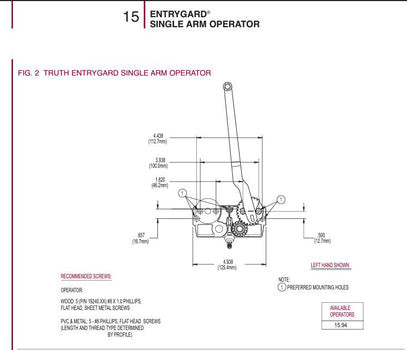 Casement Window Replacement Parts Entrygard – R&R Windows & Doors