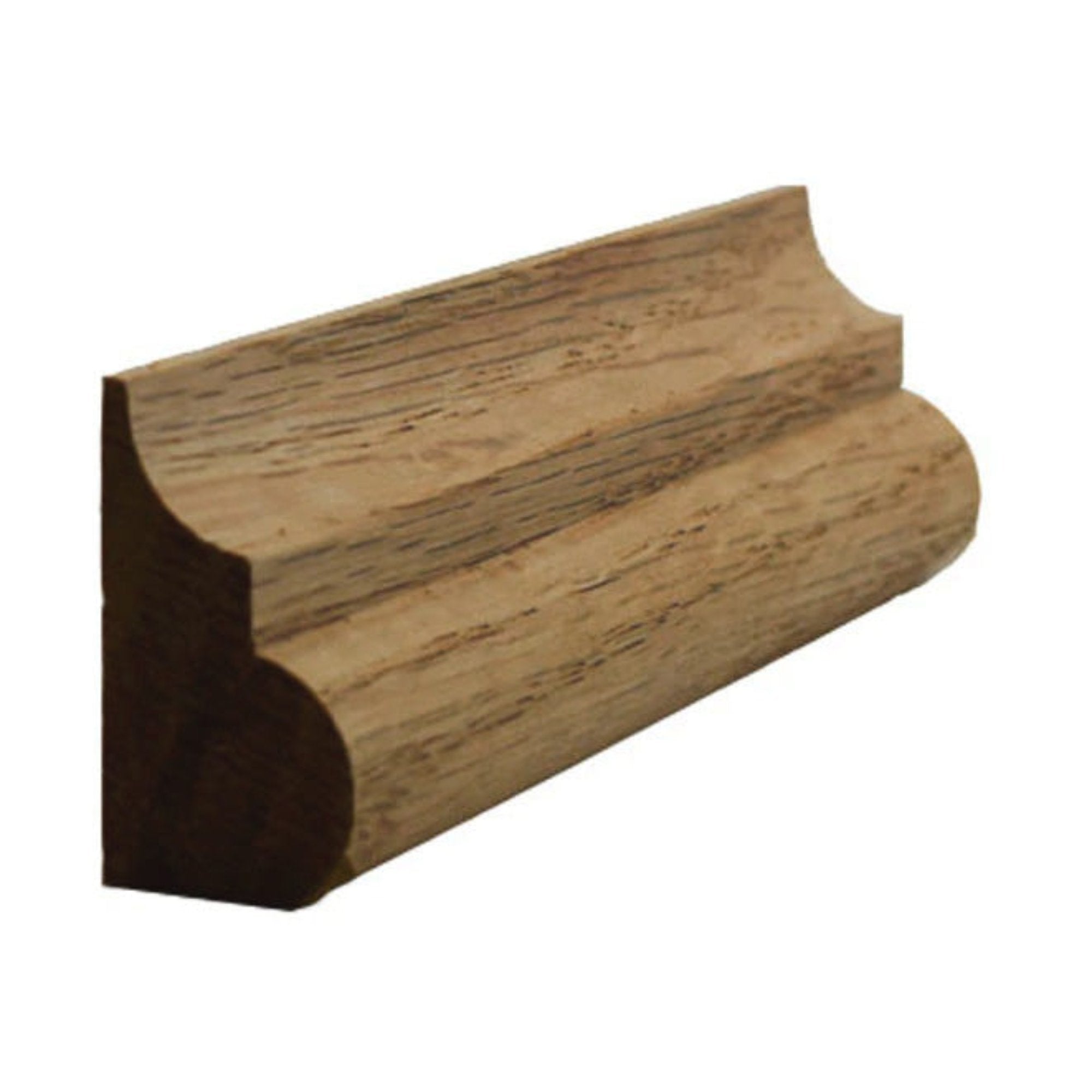 EWBC26 Nose and Cove 1-7/16" Tall x 3/4" Base Cap Moulding. Unfinished ...
