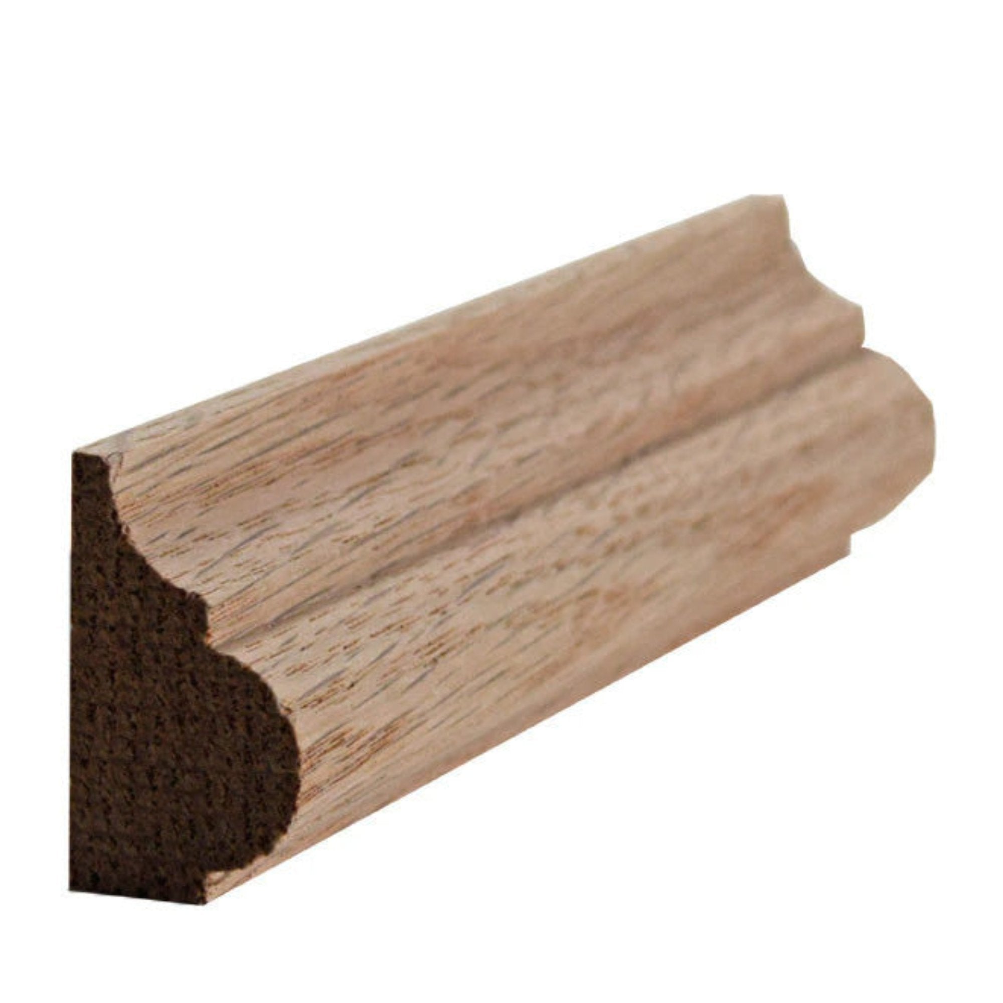 EWBC27 Nose and Cove 1-1/4" Tall x 3/4" Base Cap Moulding. Unfinished ...