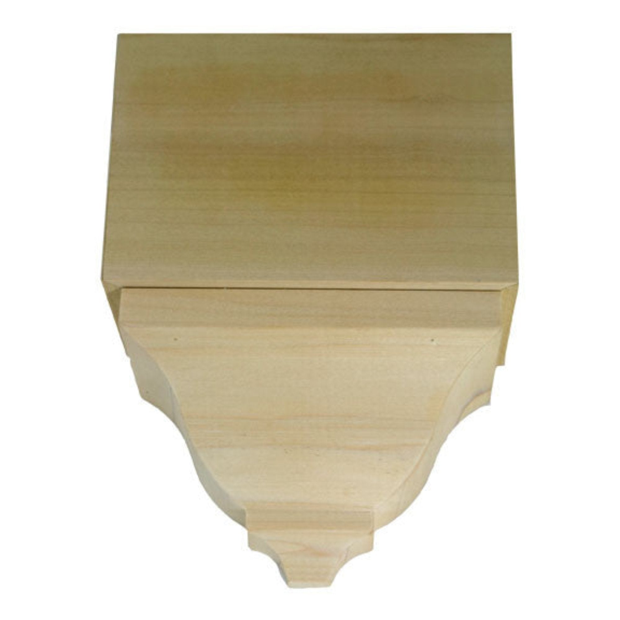 EWCR82 Middle Corner Block 4-1/4" Tall x 3" deep 6" Face Unfinished – R ...