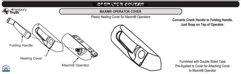 101-Cover - Cover For Amesbury Truth Maxim Operator Cover – R&R Windows ...