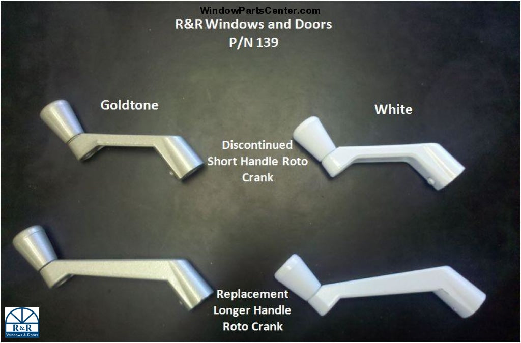 Handle Roto Crank - 3" with 11/32" Spline - DISCONTIUED See Product De ...