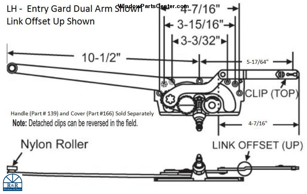 Casement Window Operators, Parts and Accessories – R&R Windows & Doors