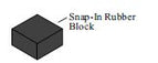 304 - Snap-In Rubber Block – R&R Windows & Doors