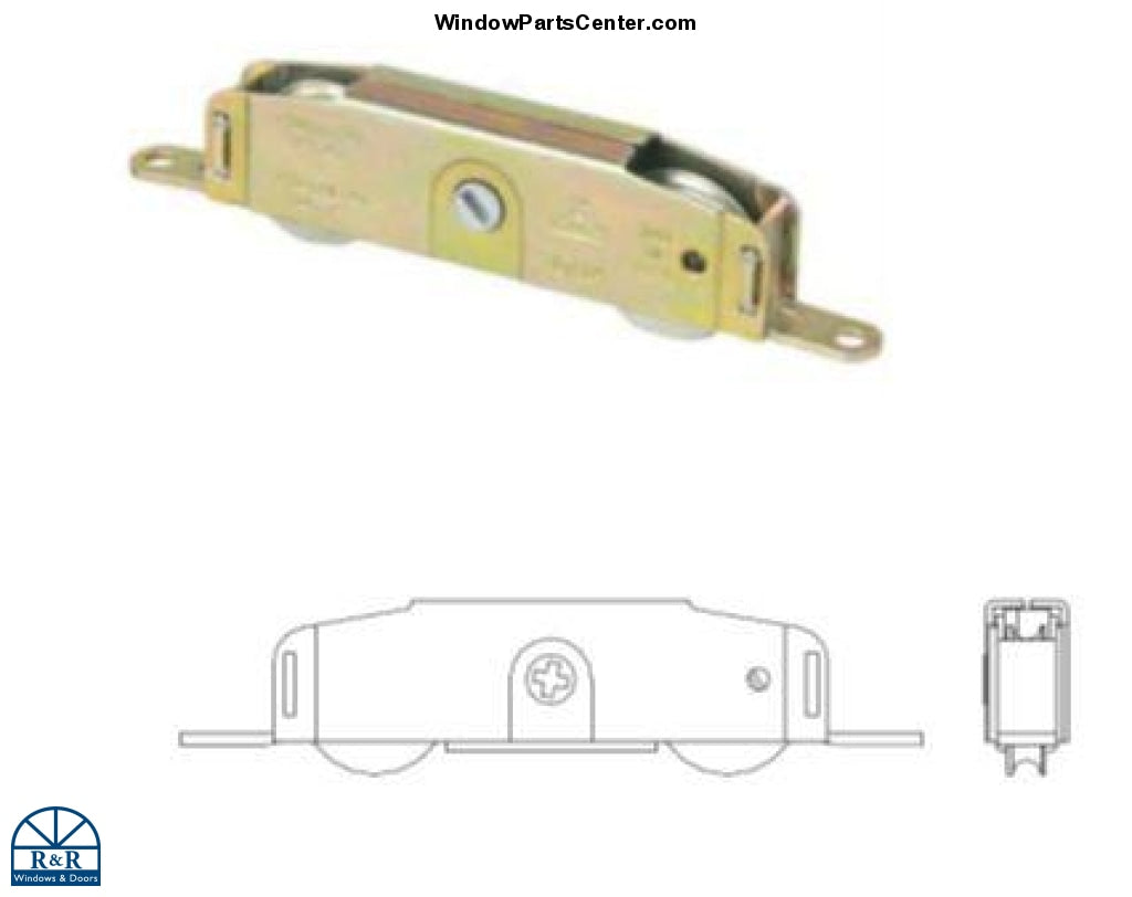 520 Sliding Patio Door Panel Rollers - Steel Ball Bearing – R&R Windows ...