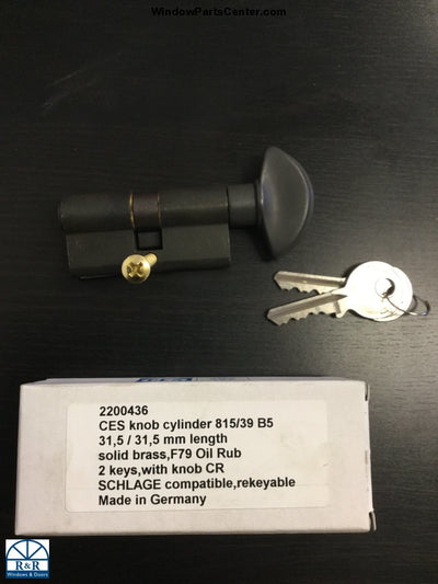805-2200436 Ces knob cylinder – R&R Windows & Doors