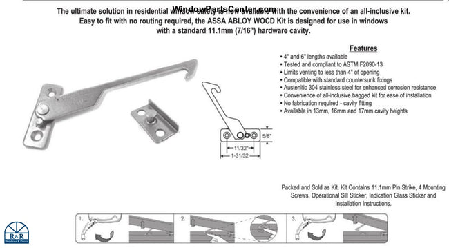 Window Operating Control Device (WOCD) Window Safety – R&R Windows & Doors