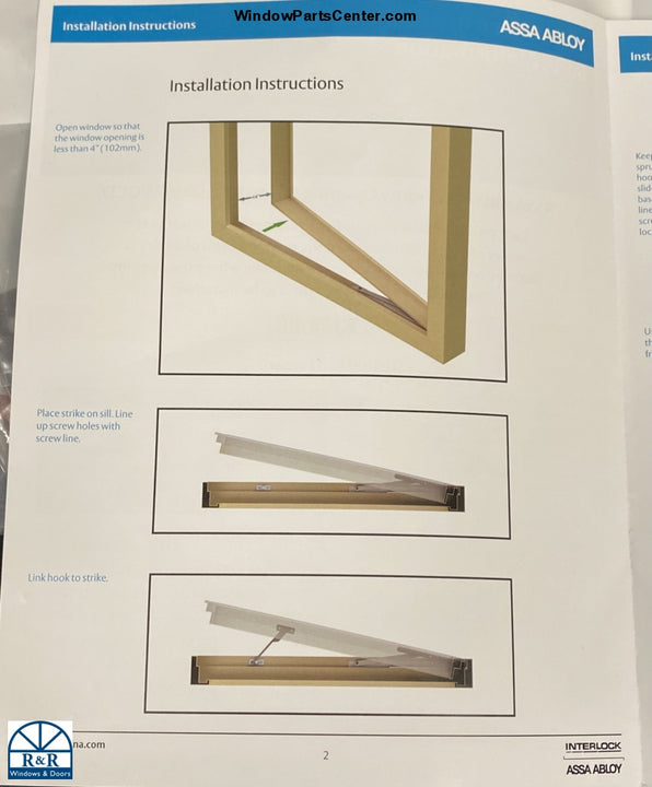 S1016 - ASSA ABLOY Casement Window Operating Control Devise WOCD – R&R ...