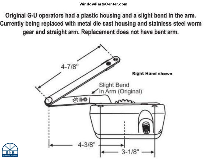 GU Window and Door Hardware and Replacement Parts – R&R Windows & Doors