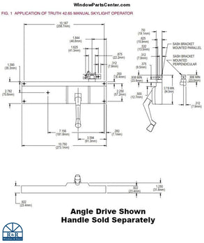 S2019 Amesbury Truth Manual Skylight Operators – R&R Windows & Doors