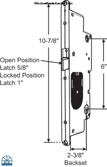 S4112 - Peachtree Multipoint Mortise Lock Citadel IPD Citation W&F – R ...