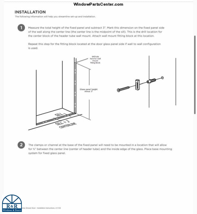 S800 - Brixwell 22-268BNK and 22-268BCH GLIDING SHOWER DOOR SYSTEM – R ...