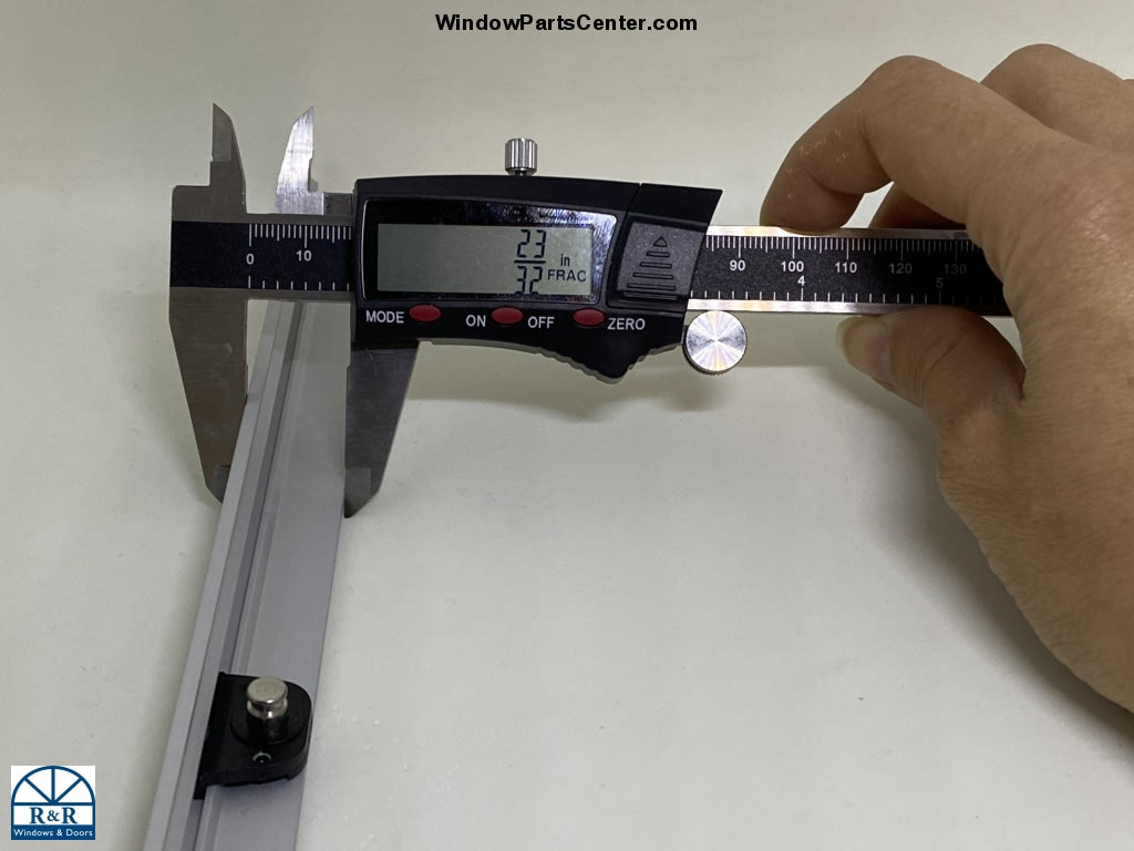 SS10017 Roto 15 Inch Face Mount Track Assembly OP05-8108 with Track Sh ...