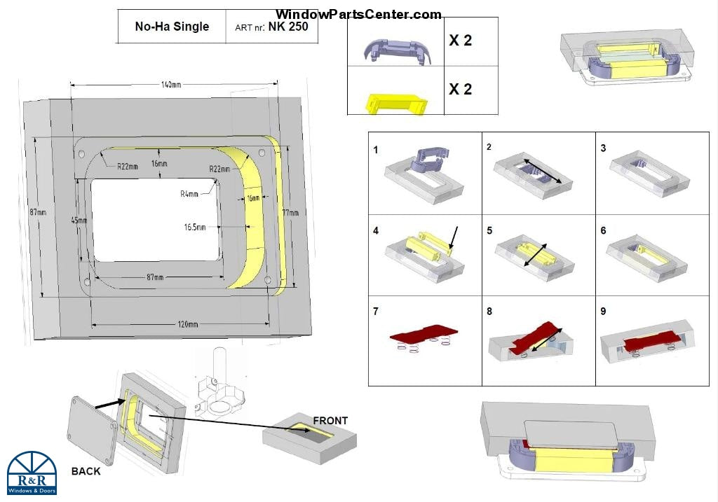 Z44-4 PRO 12 and Z44-4 PRO 10 RocYork No-HA Milling Tool – R&R Windows ...